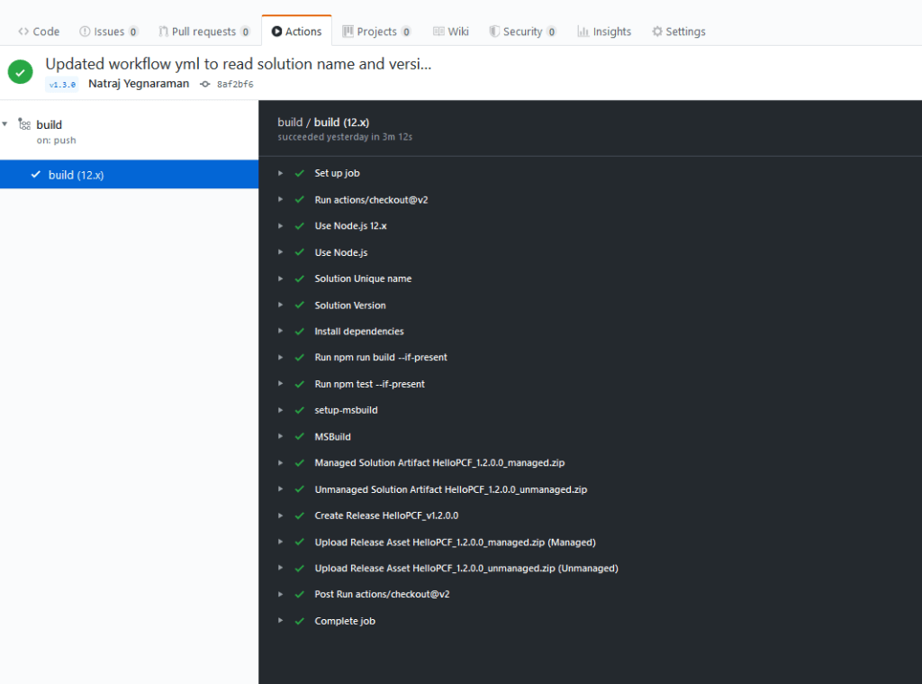 Automating PCF Build using GitHub Actions – Dreaming in CRM & Power ...